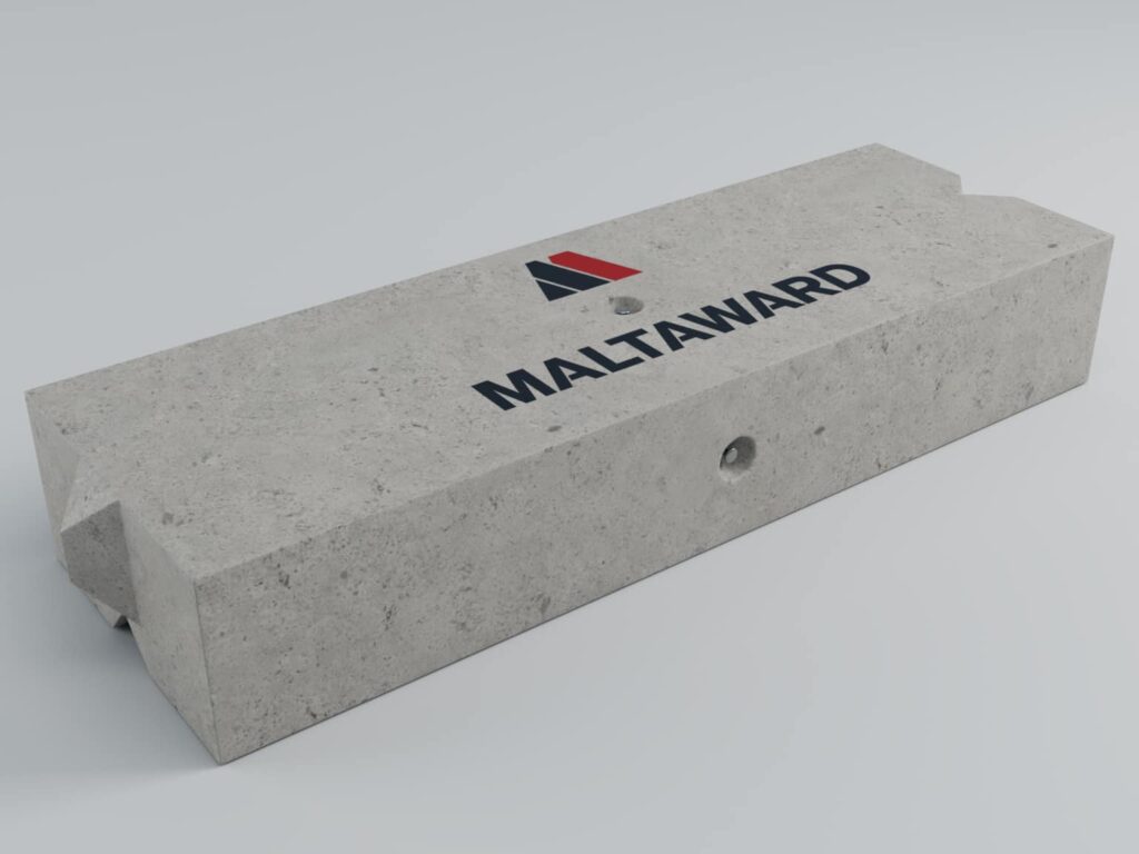 Concrete Security Blocks With Forklift Slots | Maltaward