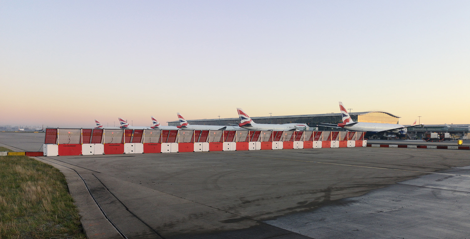 Jet Blast Fencing - Deflectors | Maltaward